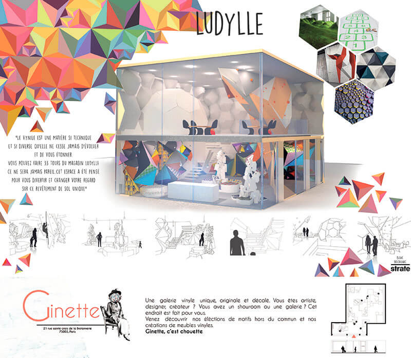Strate : Majeure Design d'espace[s], exemple de projets.